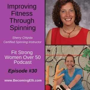 Improving Fitness Through Spinning with Sherry Chlysta - Becoming Elli